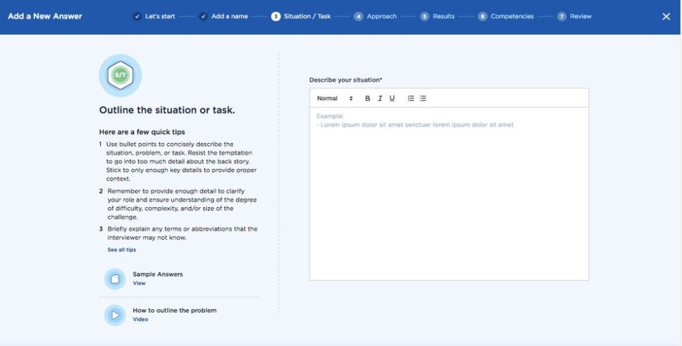 Answering Problem Solving Interview Questions
