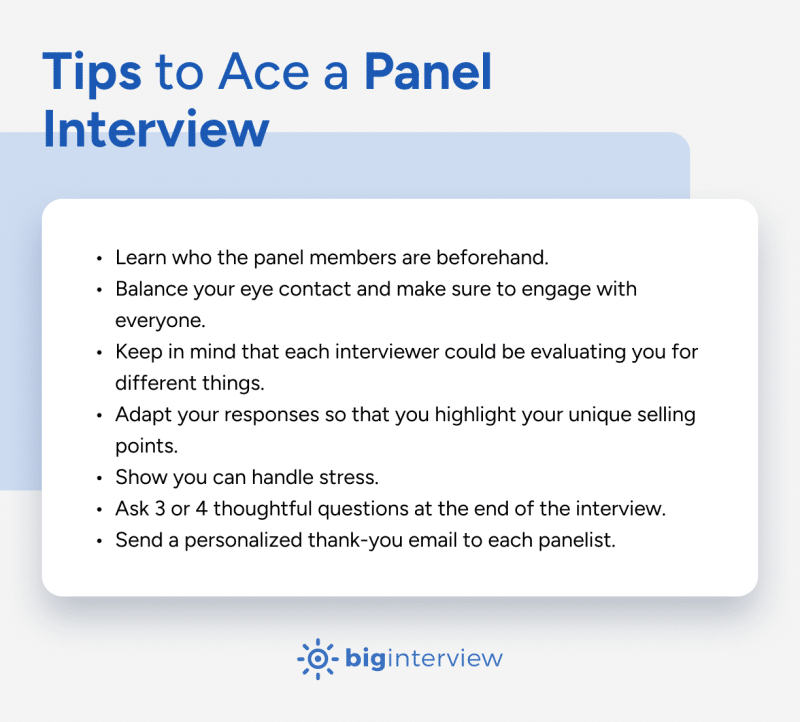 How To Ace A Panel Interview: Tips & Common Questions