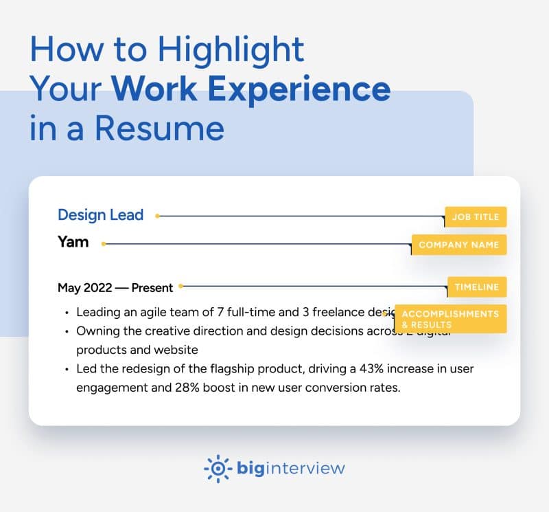 How To List Work Experience On A Resume (20+ Examples)