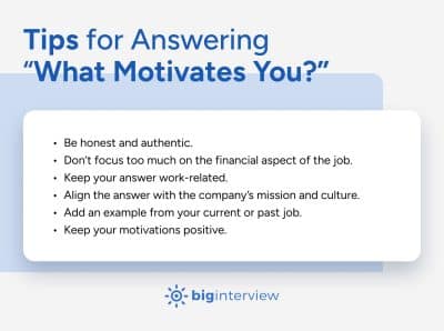 What Motivates You? Interview Question: Sample Answers And Tips